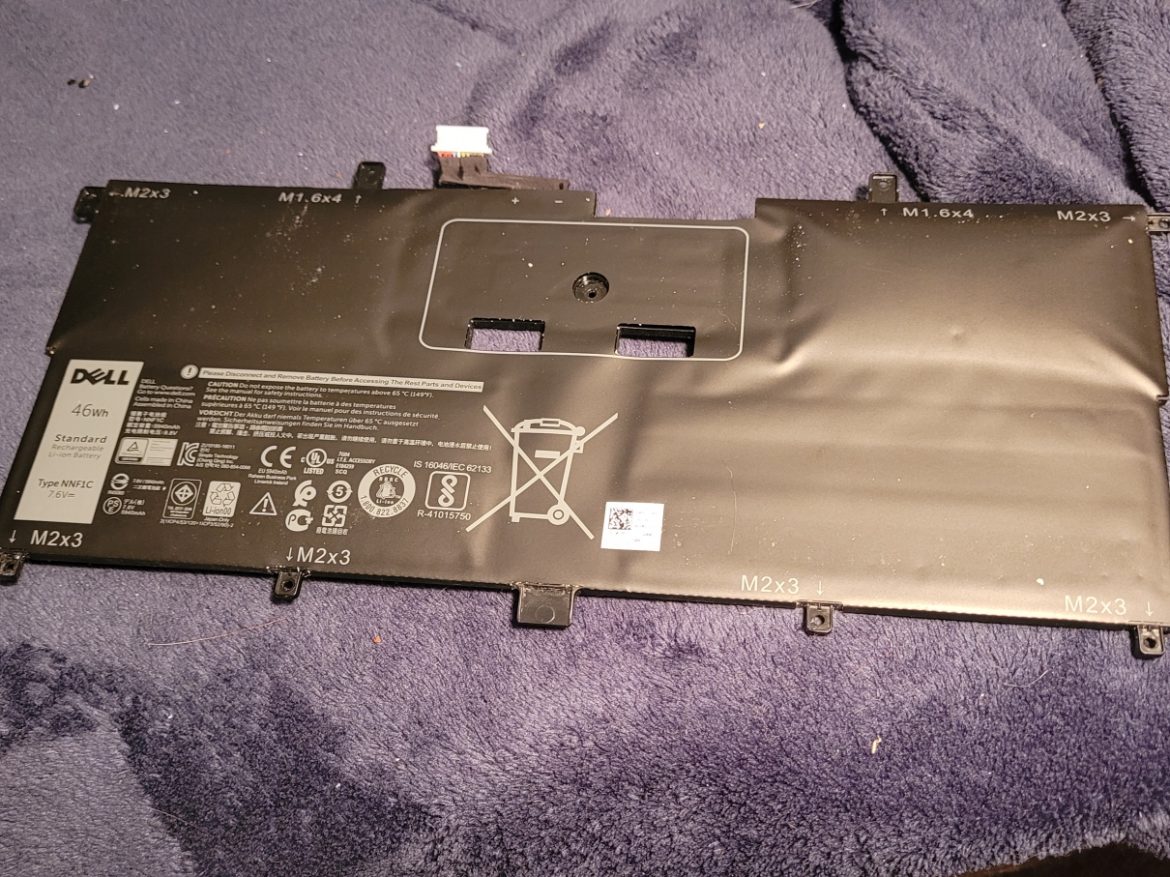 The bulging Dell XPS 13 keyboard and the solution – Are We Having Fun Yet?